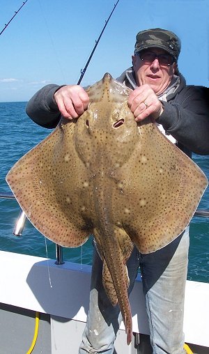 Piscary Sea fishing Trips from Poole - Ray Fishing