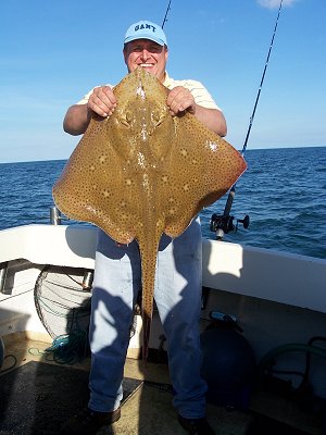 Piscary Sea fishing Trips from Poole - Ray Fishing